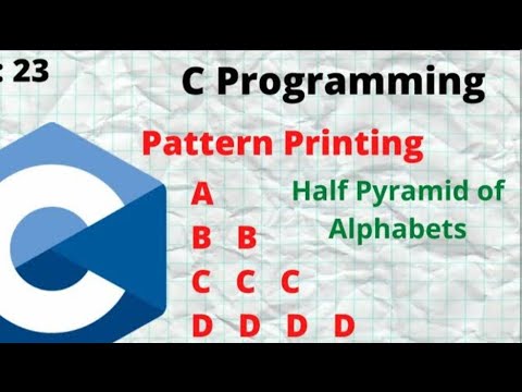 How to make pattern coding || How to learn c coding || c Coding kaise ...