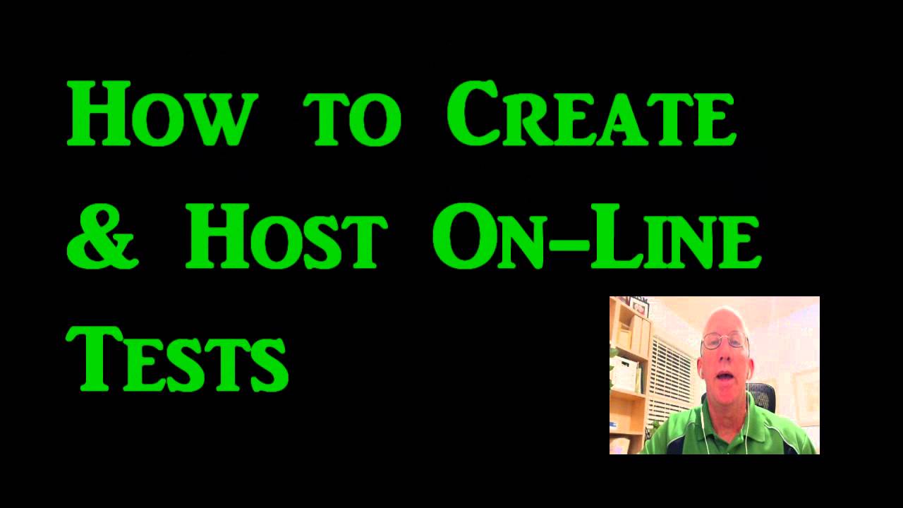 How to Create & Host On-Line Tests with ExamView Test Generator - YouTube