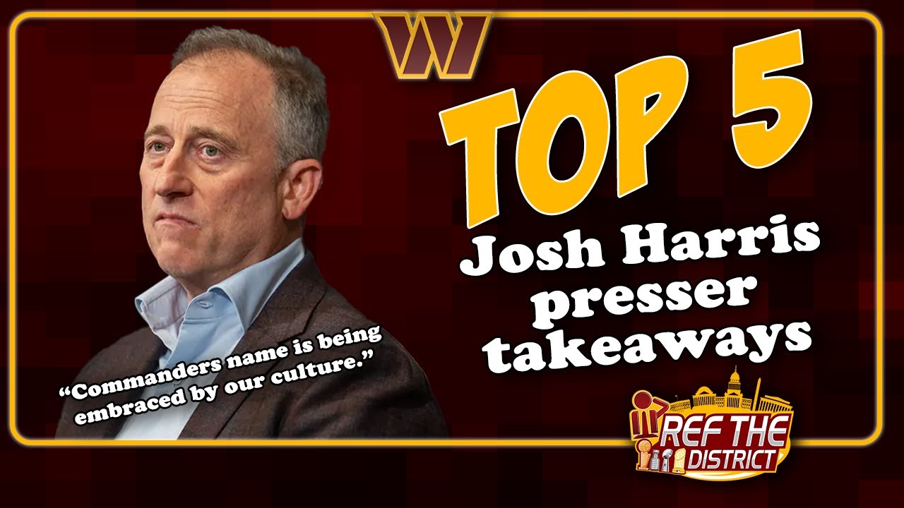 Washington Commanders owner Josh Harris Press Conference Top 5 ...