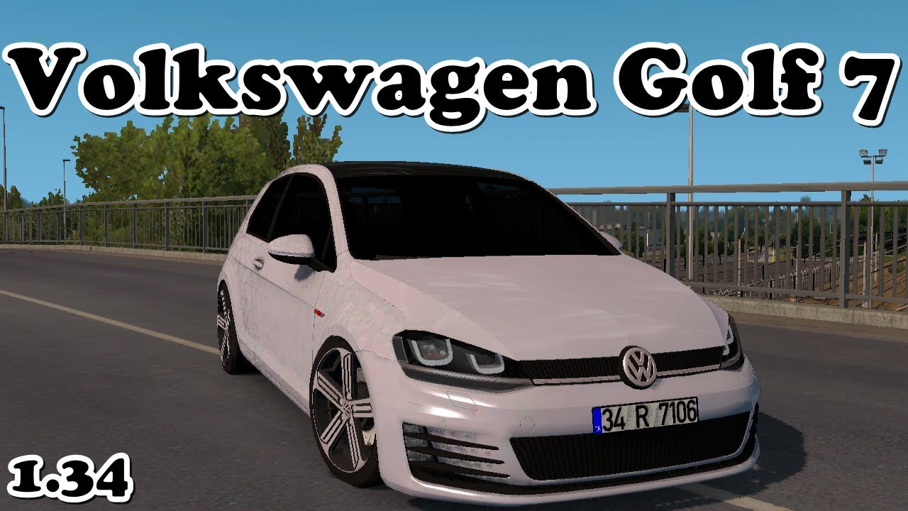 Volkswagen Golf 7 ETS 2 (1.34) #mod #ets2 #oyun #game - YouTube