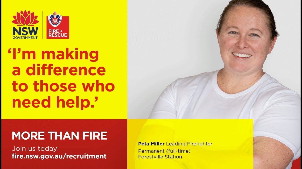 Peta Miller, Permanent (full-time) Leading Firefighter, Forestville ...