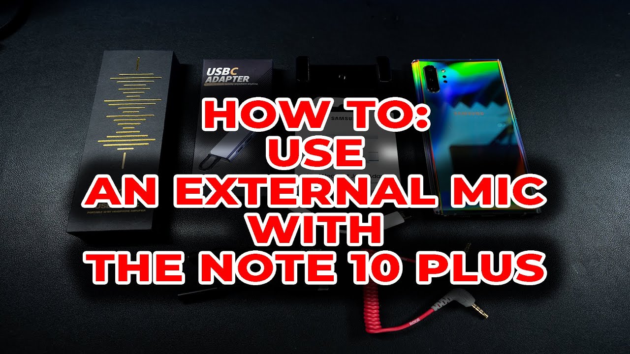 #NoSmallCreator How To Use An External Mic With A Samsung Galaxy Note ...