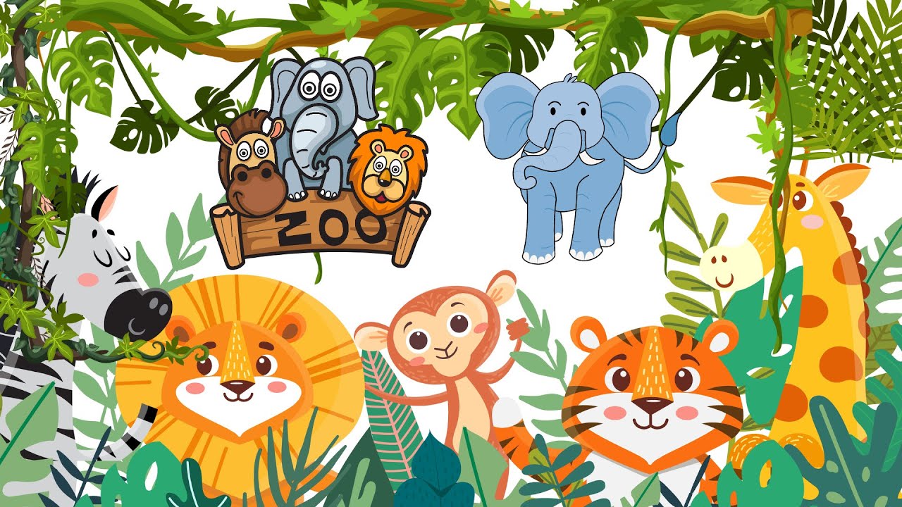 WILD ANIMALS | Learn Wild Animals Sounds and Names For Kids - YouTube