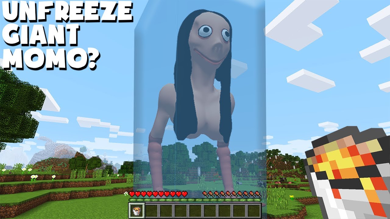 HOW to UNFREEZE GIANT MOMO in Minecraft ??? Momo Titan !!! - YouTube