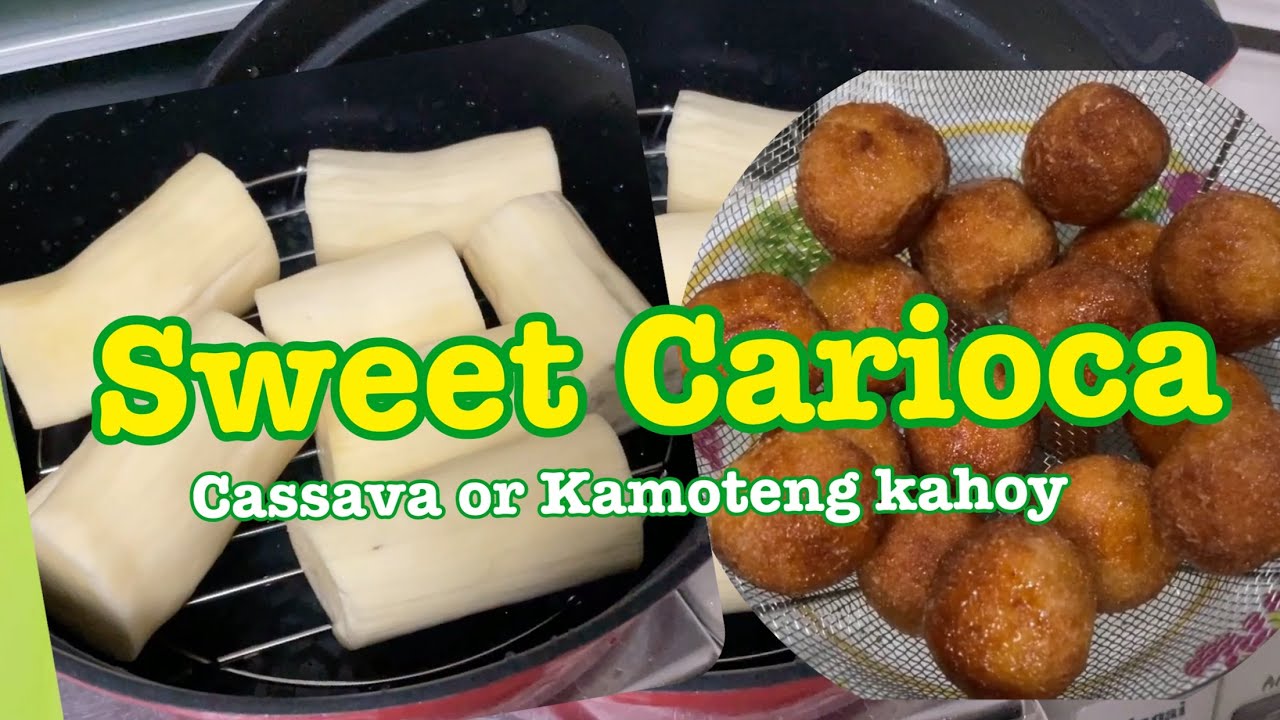 Sweet Karioka(Cassava or Kamoteng Kahoy)#carioca #karioka ...