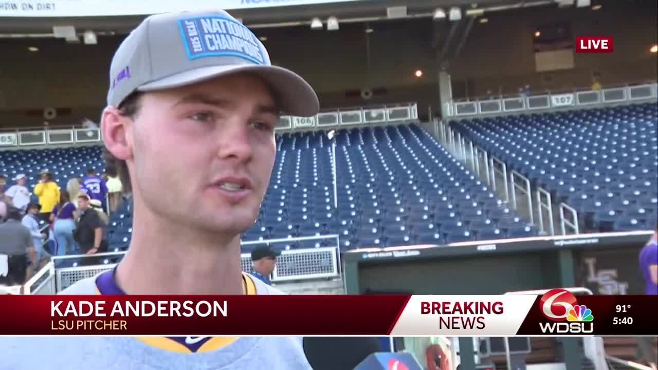 LSU's Kade Anderson says national championship 'doesn't feel real ...