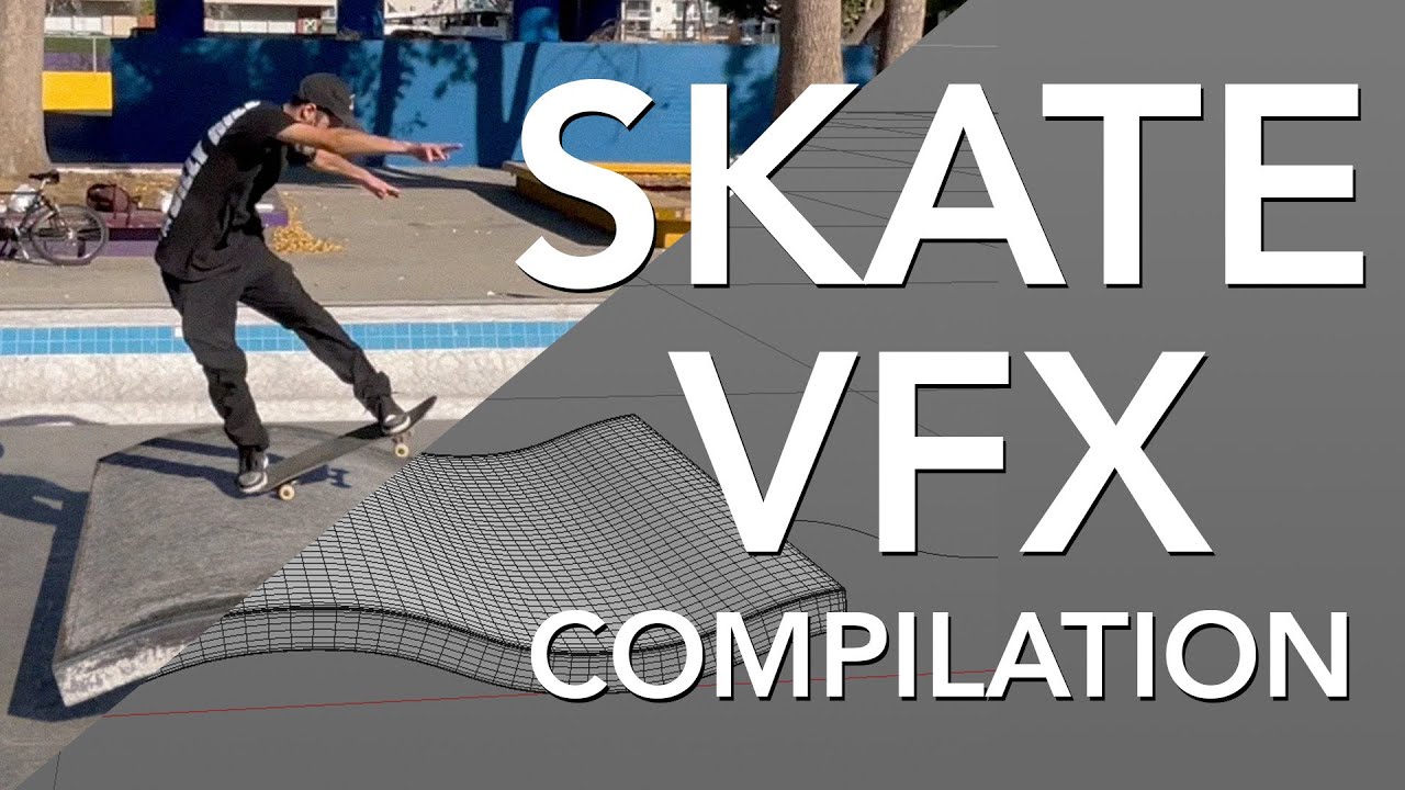 INSANE Skateboarding VFX Compilation - @antonthallner - YouTube
