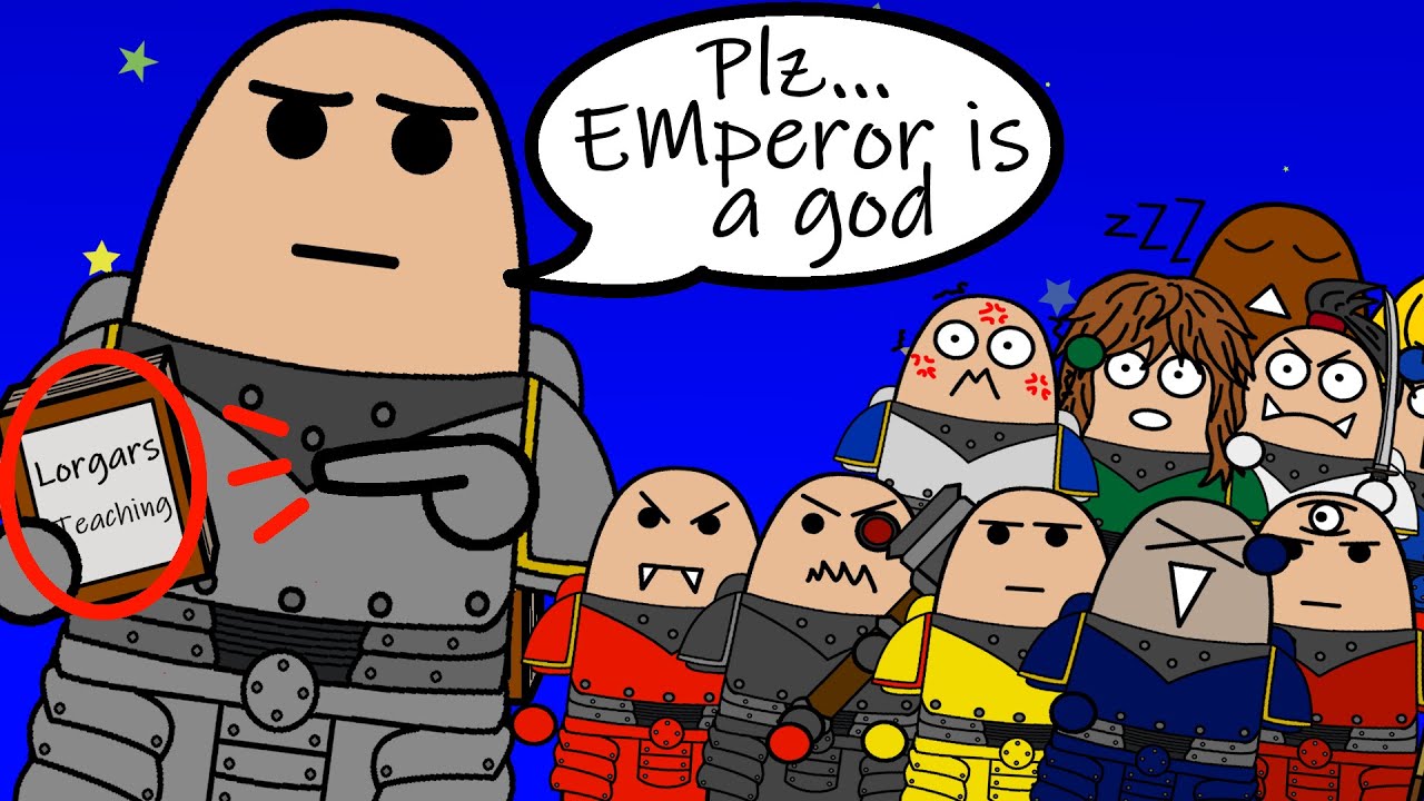 Word Beares tries to preach to space marine (40k meme) - YouTube