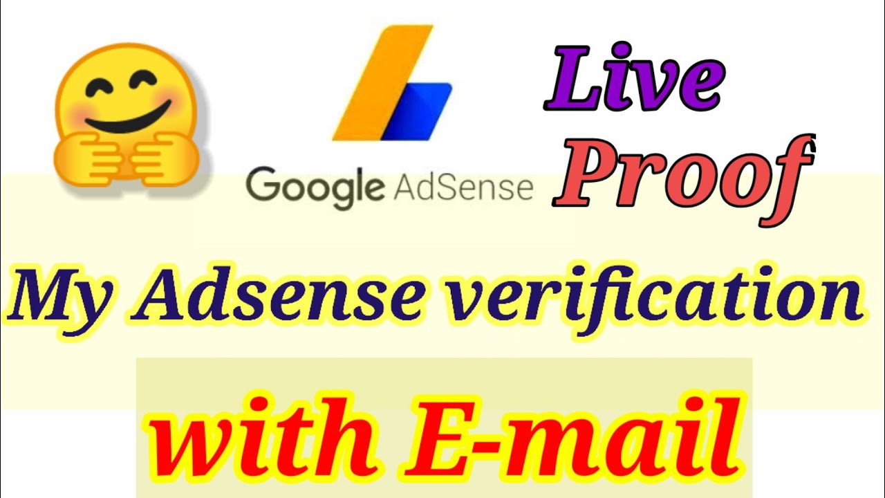 #AdsenseVerificationwithEmail. Adsense verification with E-mail - YouTube