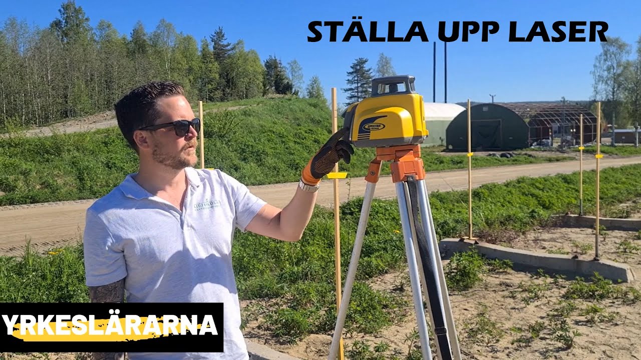 Ställa upp laser - YouTube