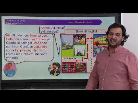 Yabancı Öğrenciler için Türkçe Ders Videoları - Lise 14. Ders: Yakın Çevre, V, Y, Z