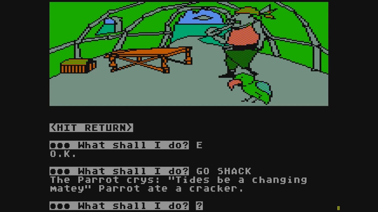 Pirate Adventure - SAGA #2 (1983) Atari 8-bit - Complete! - YouTube