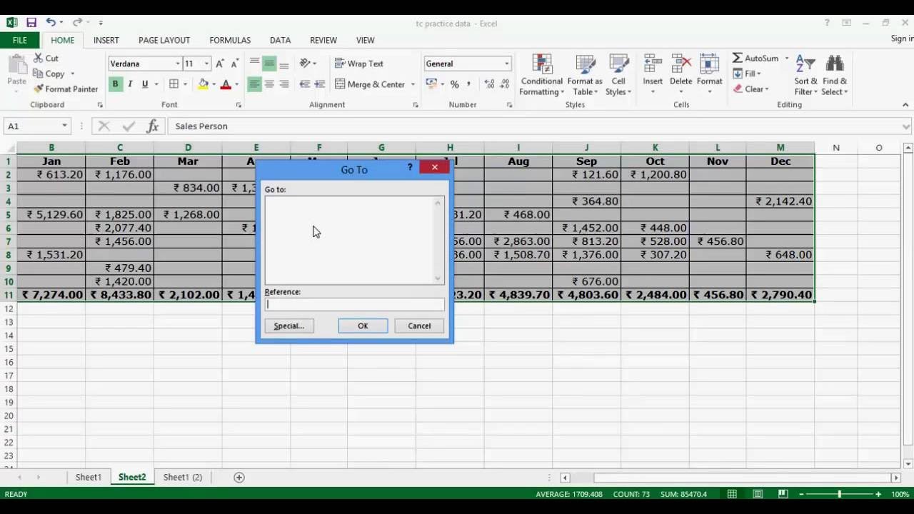 MS Excel Trick How To Insert Same Value Or ZERO In All Blank Cells Hindi YouTube MS Excel Trick How To Insert Same Value Or ZERO In All Blank Cells Hindi YouTube