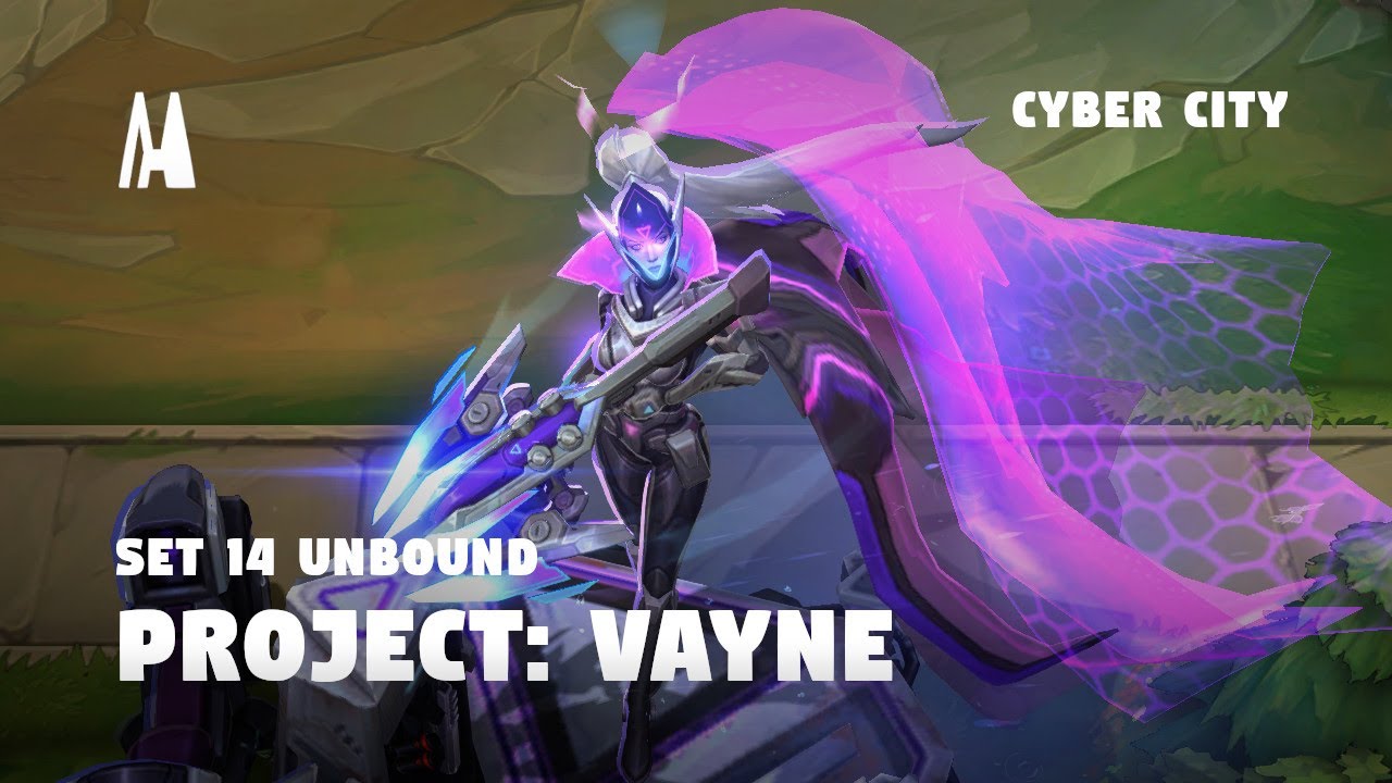 PROJECT: VAYNE UNBOUND | FINISHER, BOOM, EMOTES | TFT SET 14 - YouTube