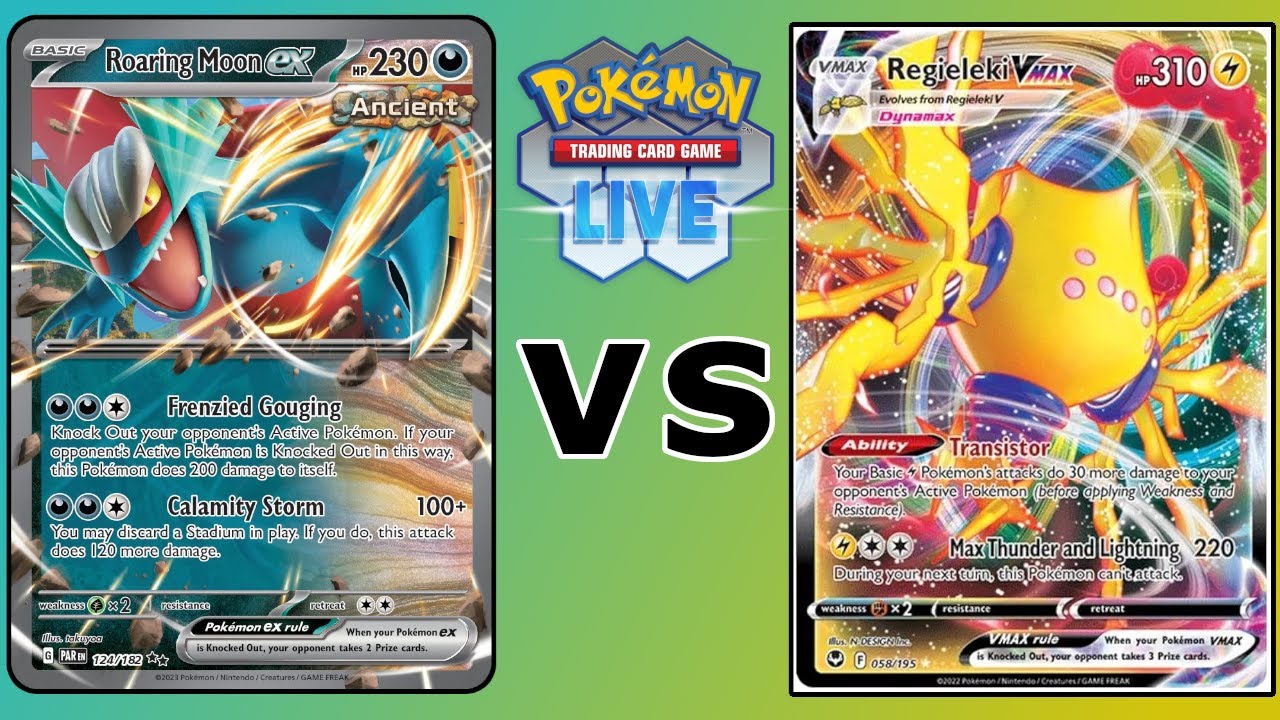 Regieleki VMAX is META?? - Roaring Moon EX vs Regieleki VMAX - YouTube
