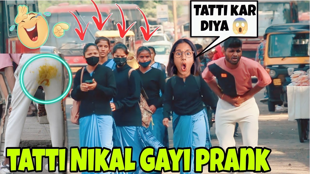 TATTI nikal gai 😂ll Washroom kaha hai prank on cute girls ll Amazing ...