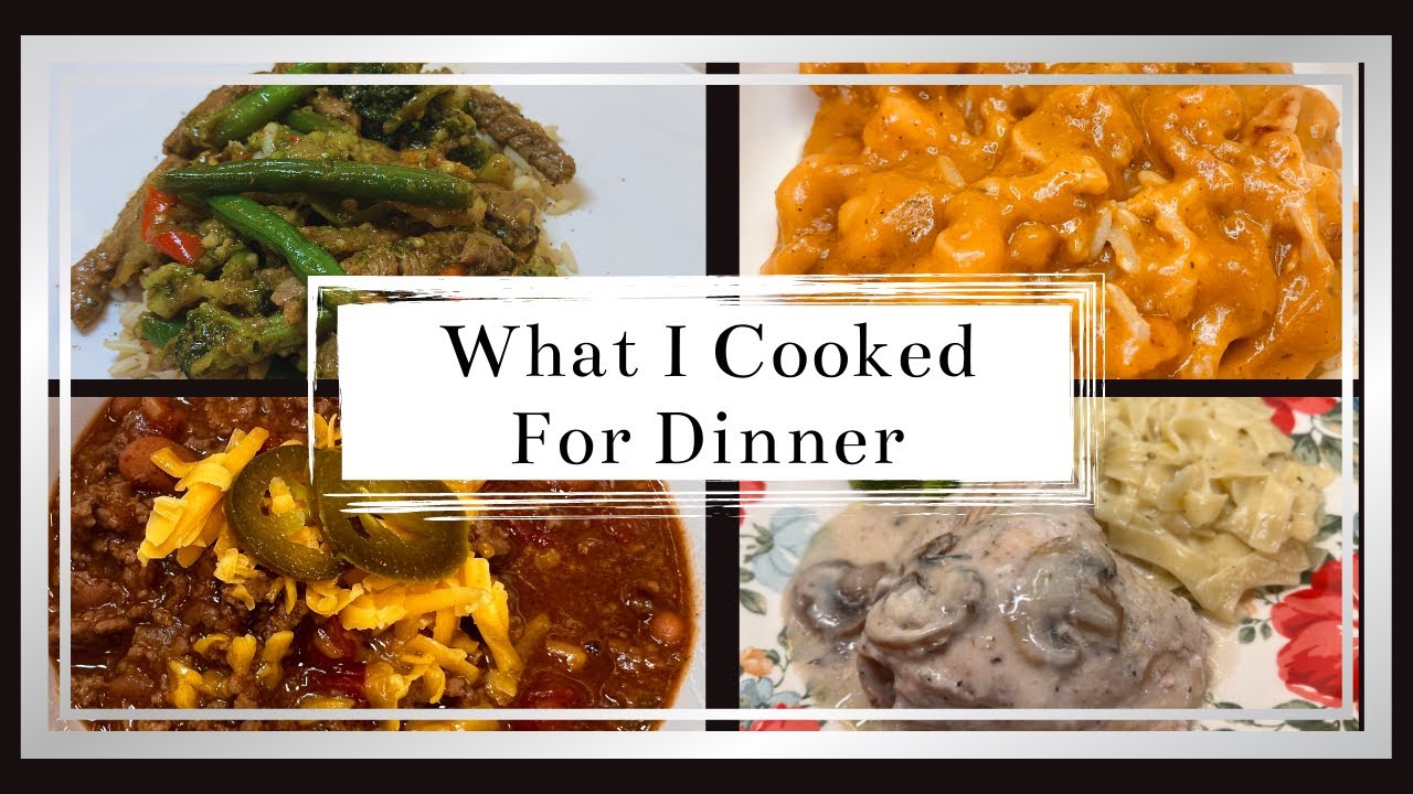 What I Cooked For Dinner//Cook With Me - YouTube