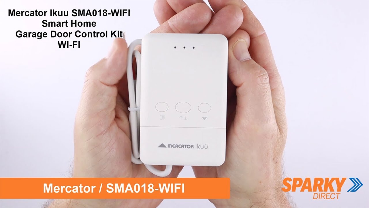 Mercator Ikuu SMA018-WIFI | Smart Home Garage Door Control Kit | WI-FI ...