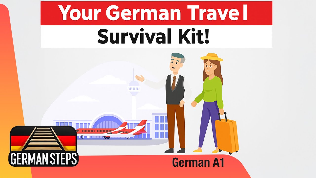 German A1 – 10 Essential Travel Phrases for Beginners - YouTube