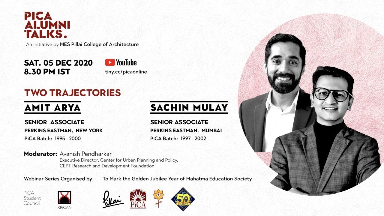 PICA Alumni Talks : Amit Arya (Batch 1995 - 2000), Sachin Mulay (Batch ...