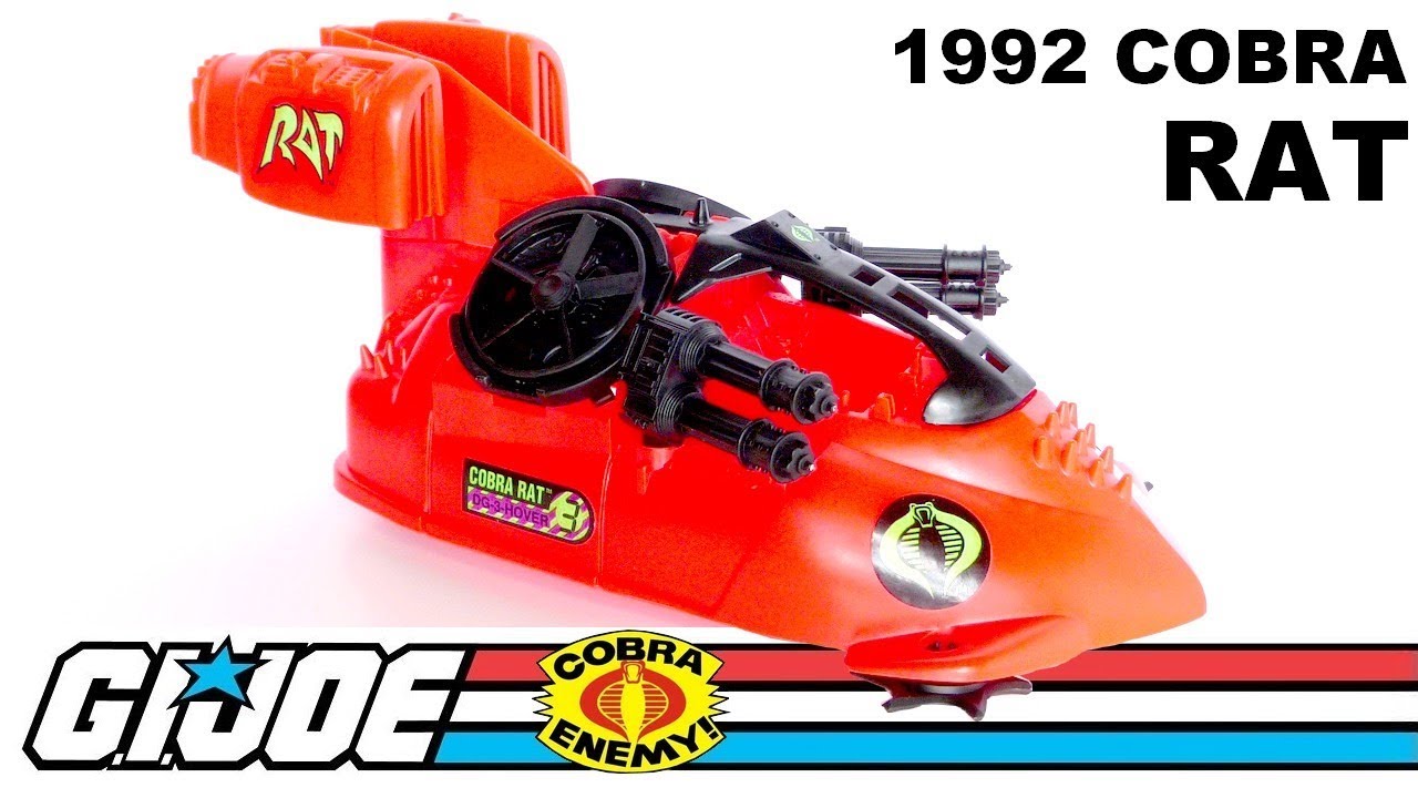 1992 Cobra RAT attack hovercraft G.I. Joe review - YouTube