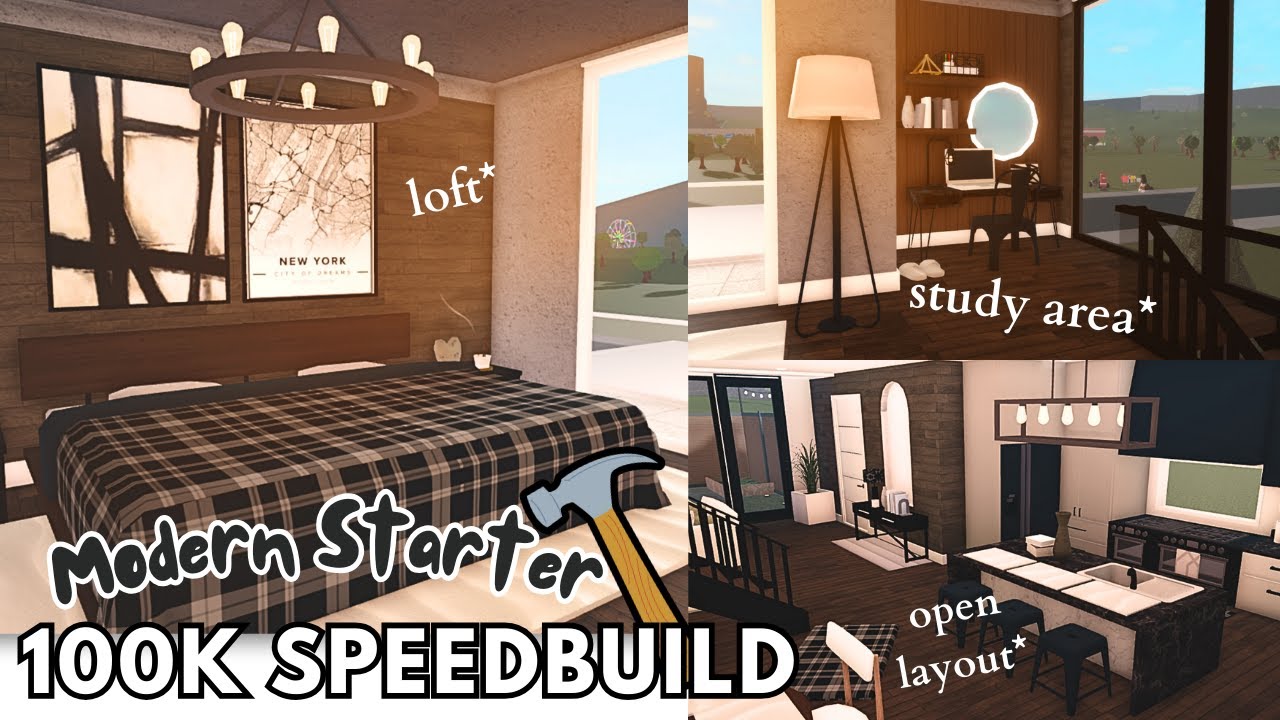 BLOXBURG | Realistic Modern Loft | Roblox Bloxburg Speedbuild - YouTube