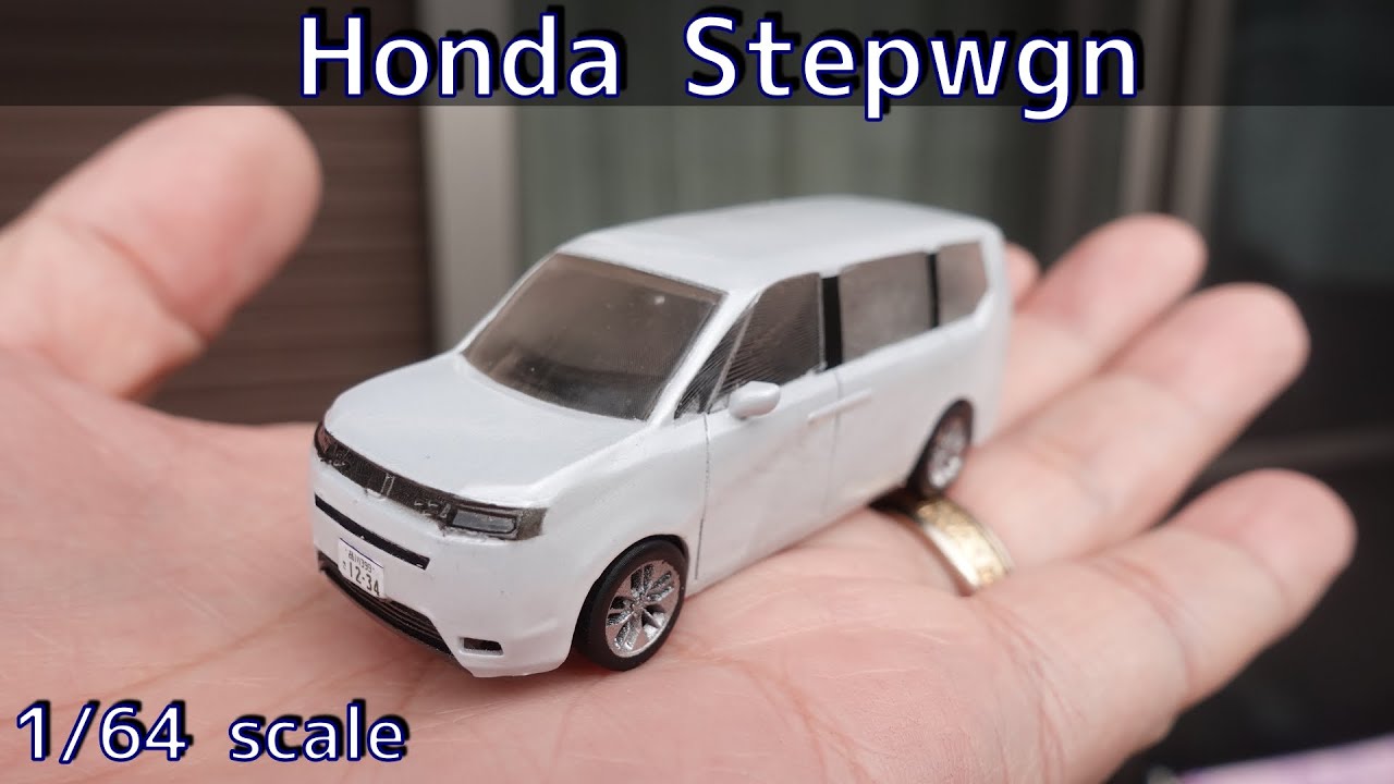 3D printed miniature car of StepWGN. - YouTube