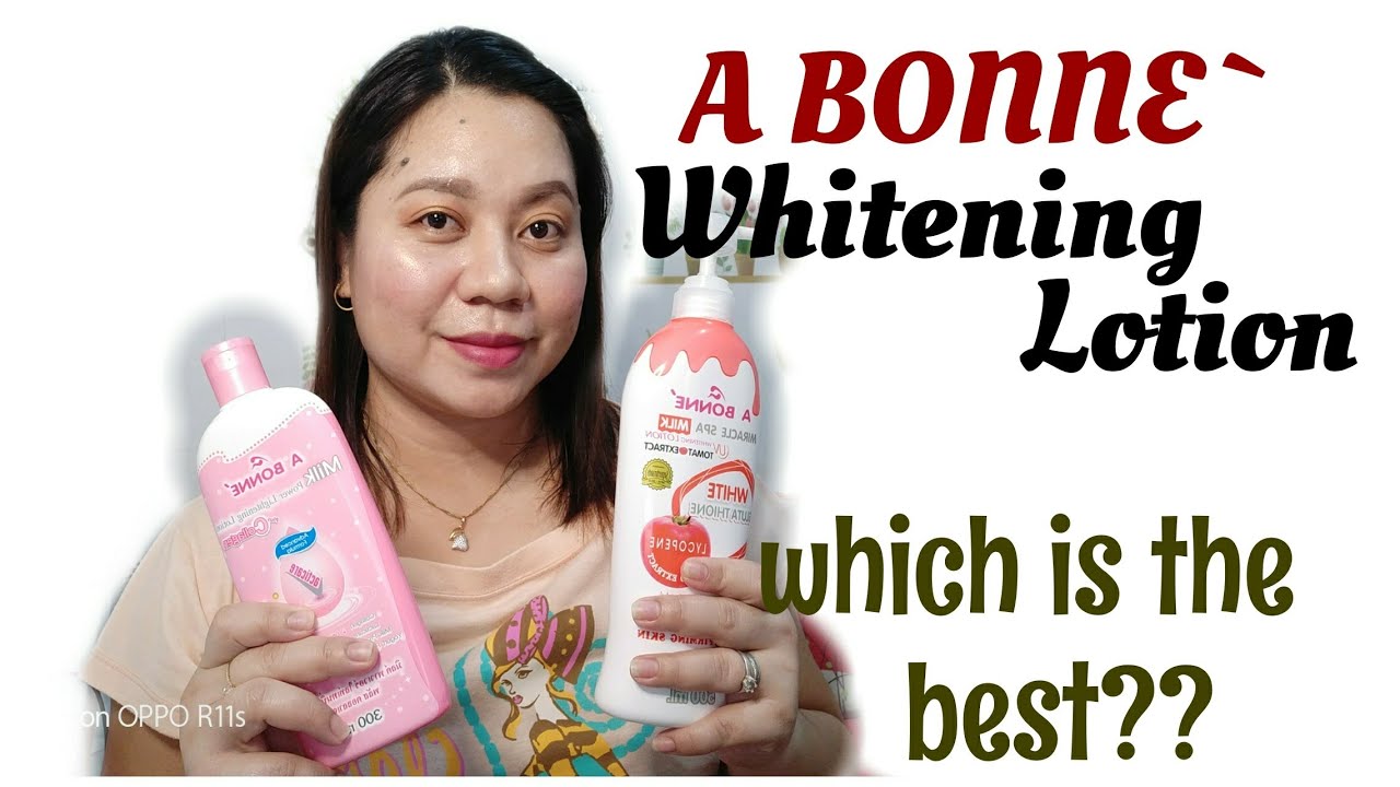 A BONNE WHITENING LOTION:EFFECTIVE PAMPAPUTI - YouTube