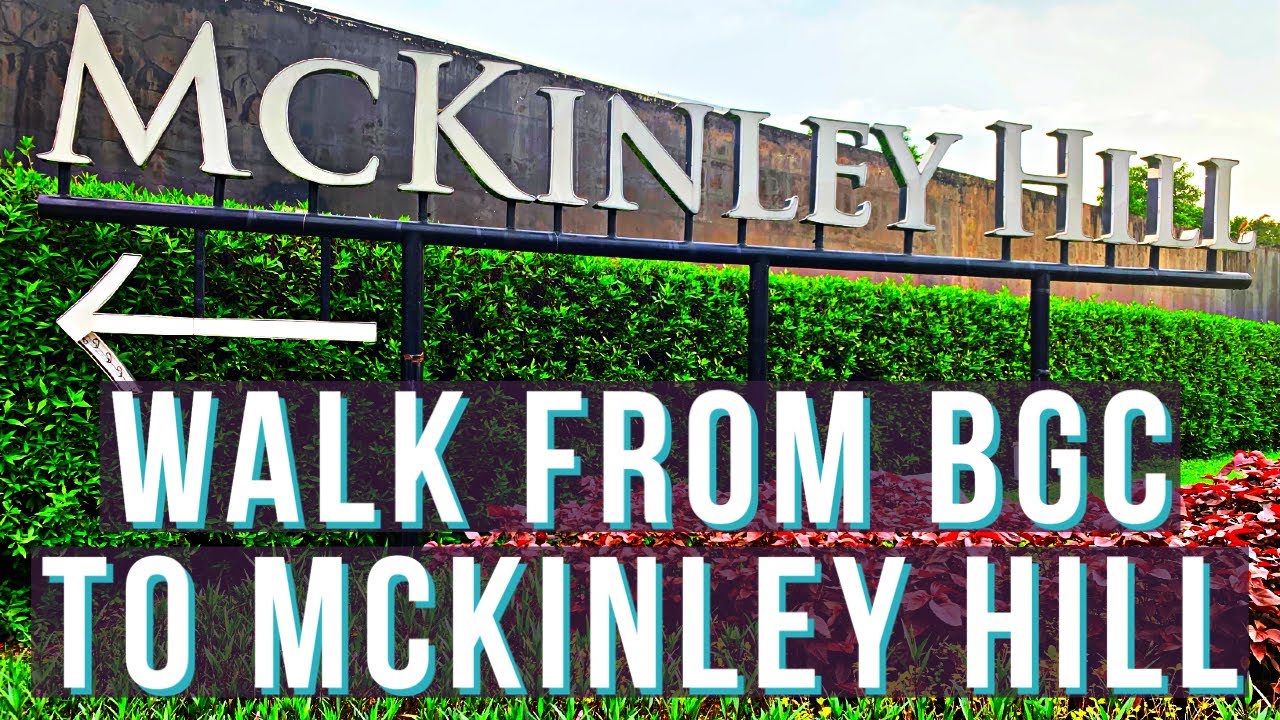 Walk from BGC to McKinley Hill Philippines #bgc #mckinleyhill - YouTube