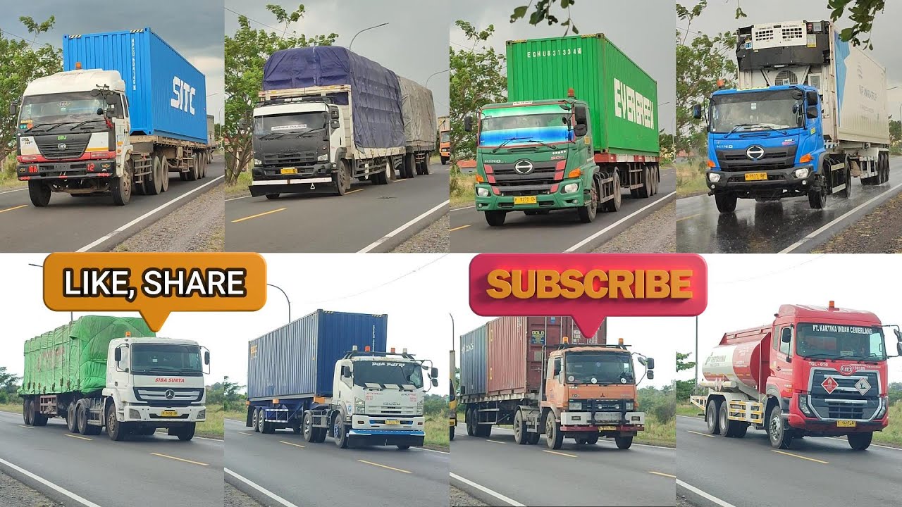 Truk Kontener, Gandeng, Trailer & Tronton UD CWA, Isuzu Giga, Hino ...