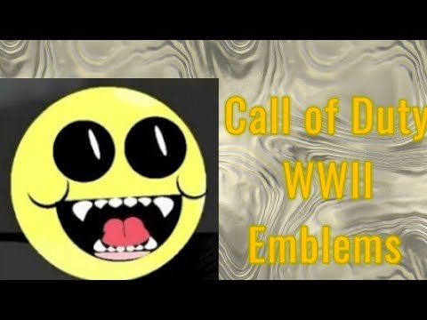Call of duty COD WW2 Emblems Tutorial!!!! - YouTube