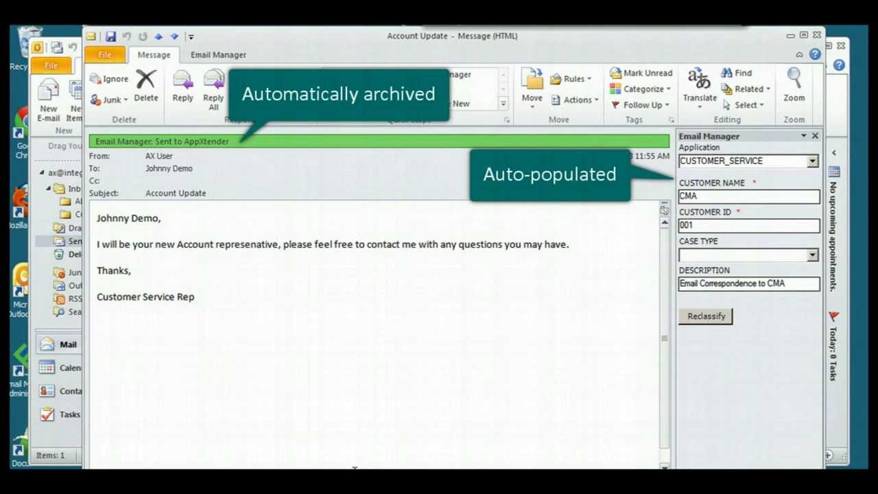 Email Manager for ApplicationXtender - Automation - YouTube