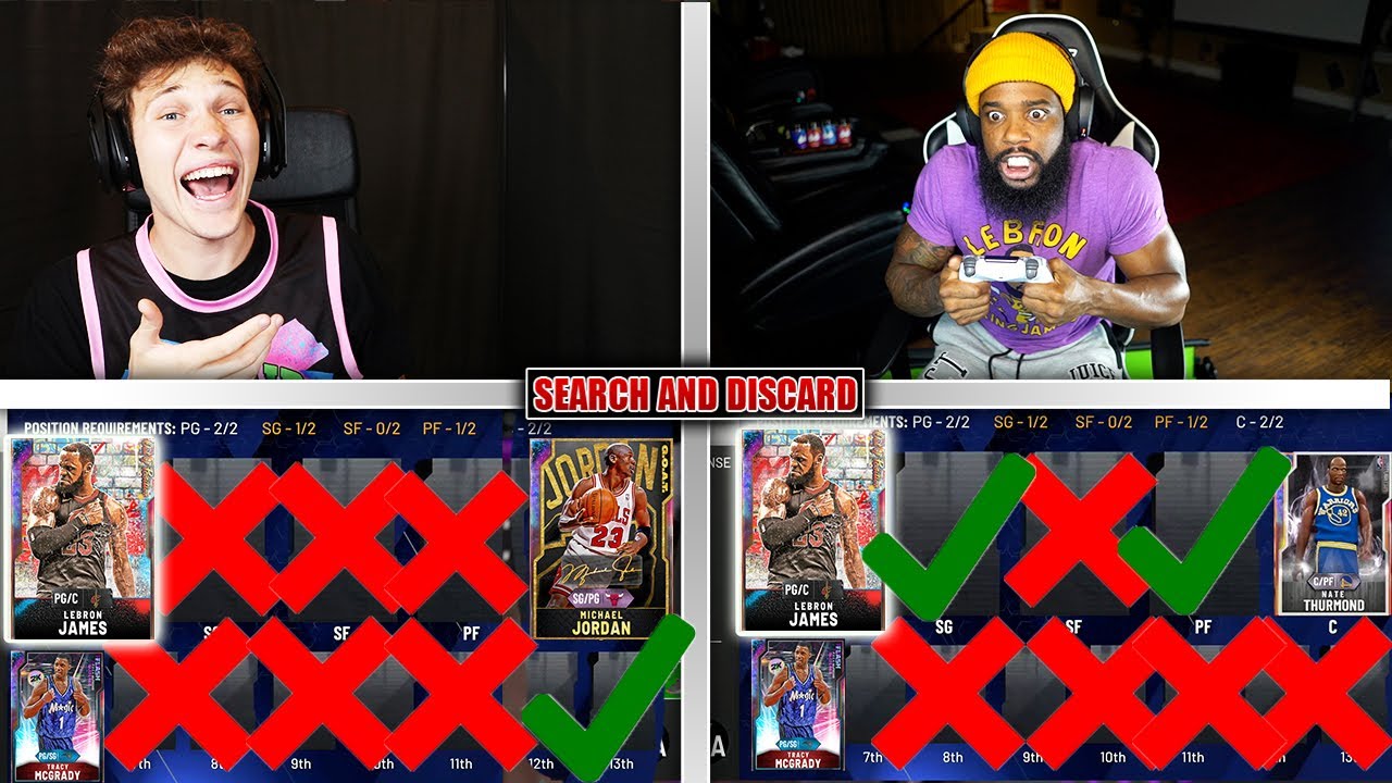 Search & Discard Opal Lebron James w/ Jesser! NBA 2K20 - YouTube