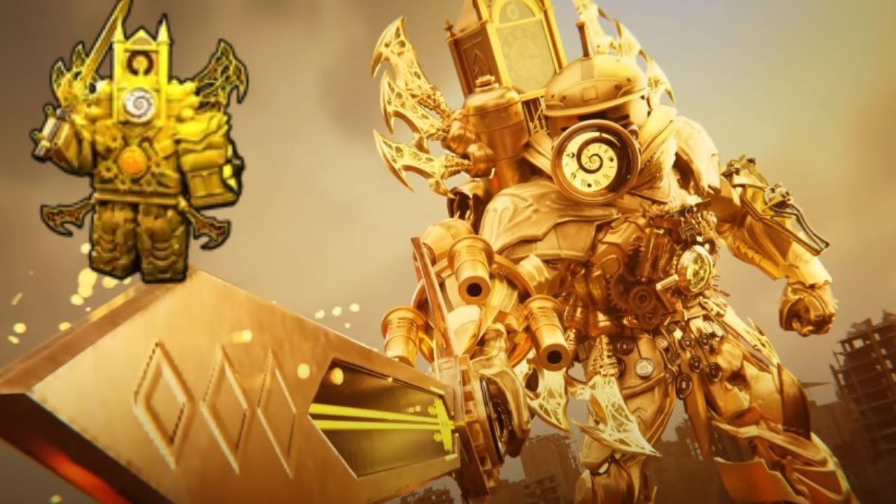 Roblox: Skibidi Tower Defense Upgrade Titan Clock man บัฟสไน โครตตึงโคร ...