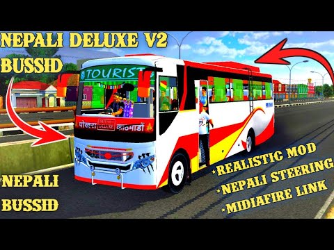 Nepali Deluxe V2 Bus Mod for bus simulator indonesia Nepali V4.3 New ...