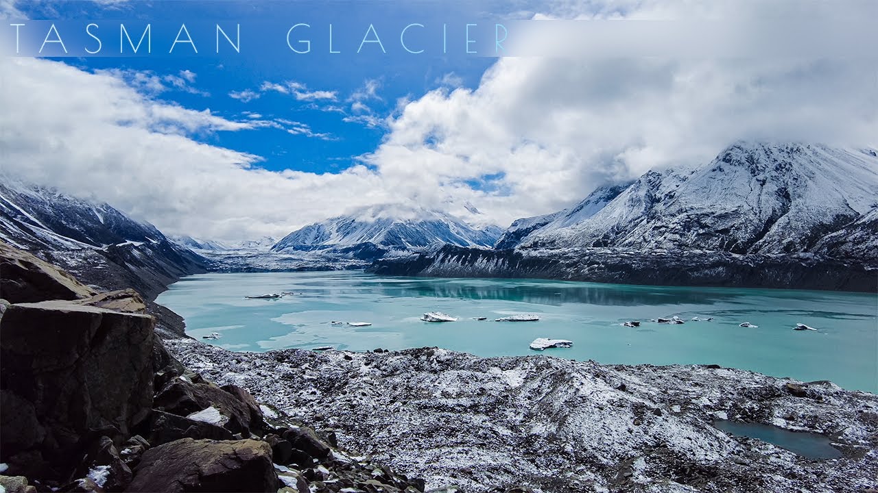 Walk Up To The Tasman Glacier Viewpoint in New Zealand | Heavy Snowfall ...