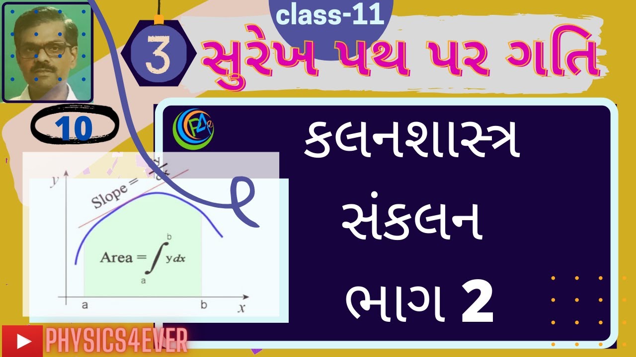 XI-PHY-3 -MOTION IN STRAIGHT LINE-10/INTEGRAL CALCULUS/INTEGRATION/PART ...