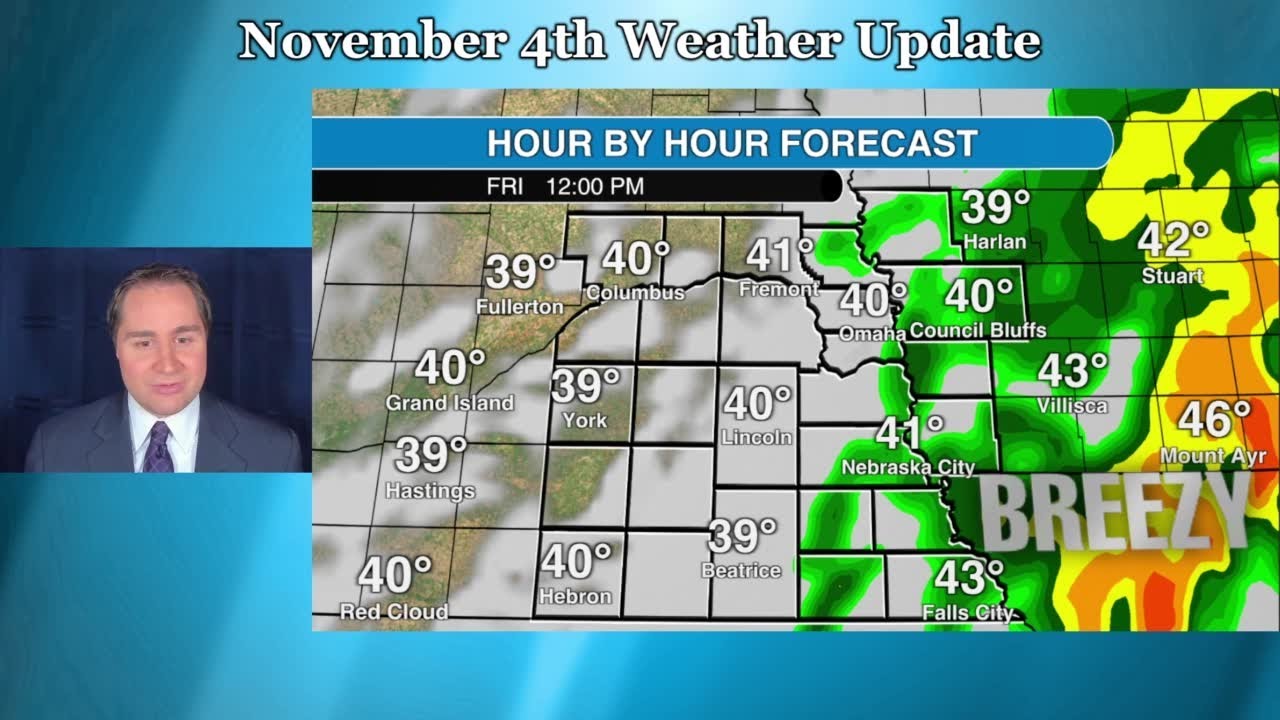 Friday, November 4 weather update for southeast Nebraska - YouTube