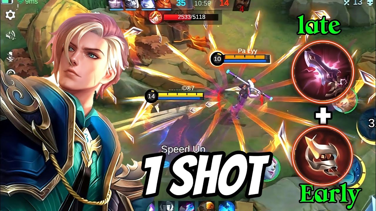 AAMON PERFECT BUILD 2024 ONE HIT ( EARLY+LATE ) MOBILE LEGEND - YouTube