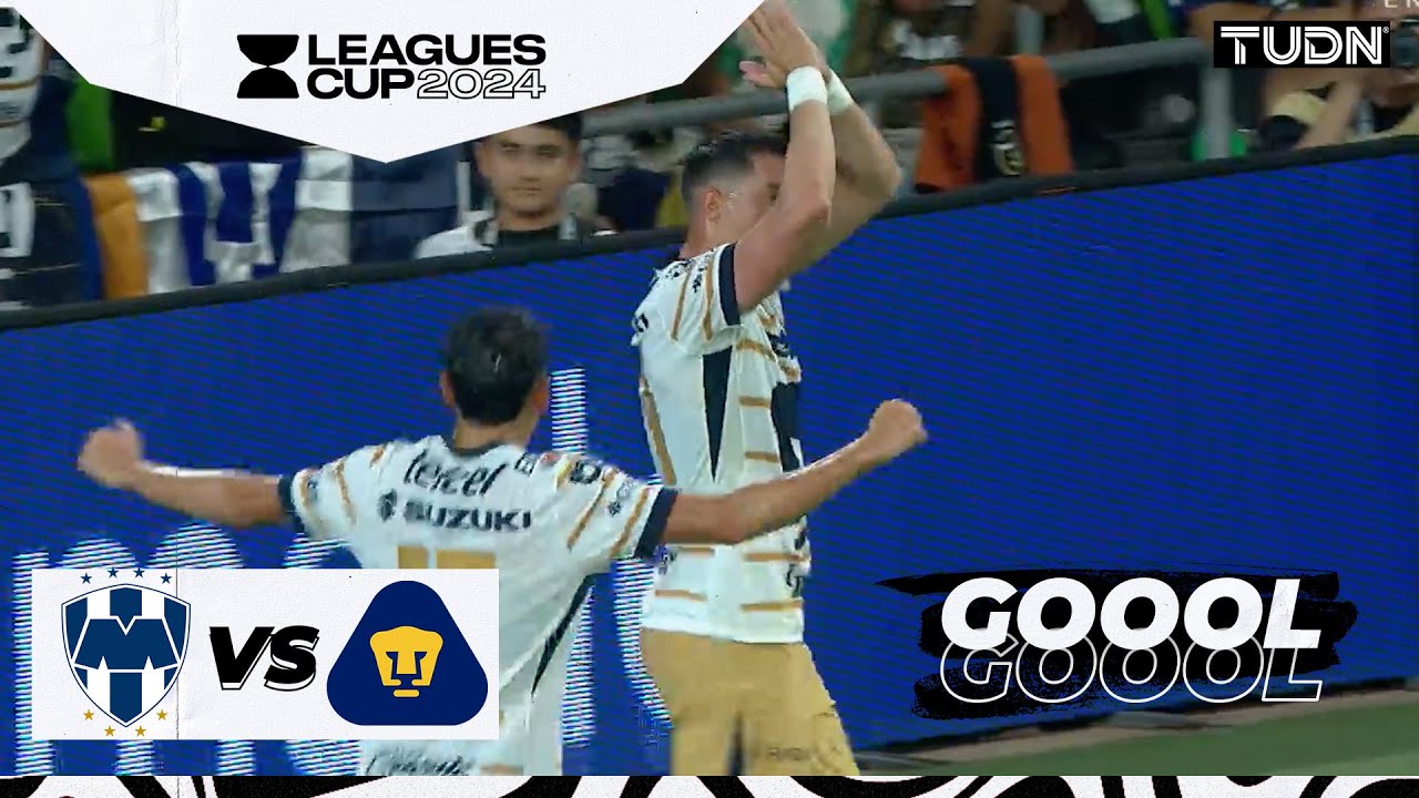 ¡LEY DEL EX! Gol de Funes Mori | Rayados 1-1 Pumas | Leagues Cup 2024 ...