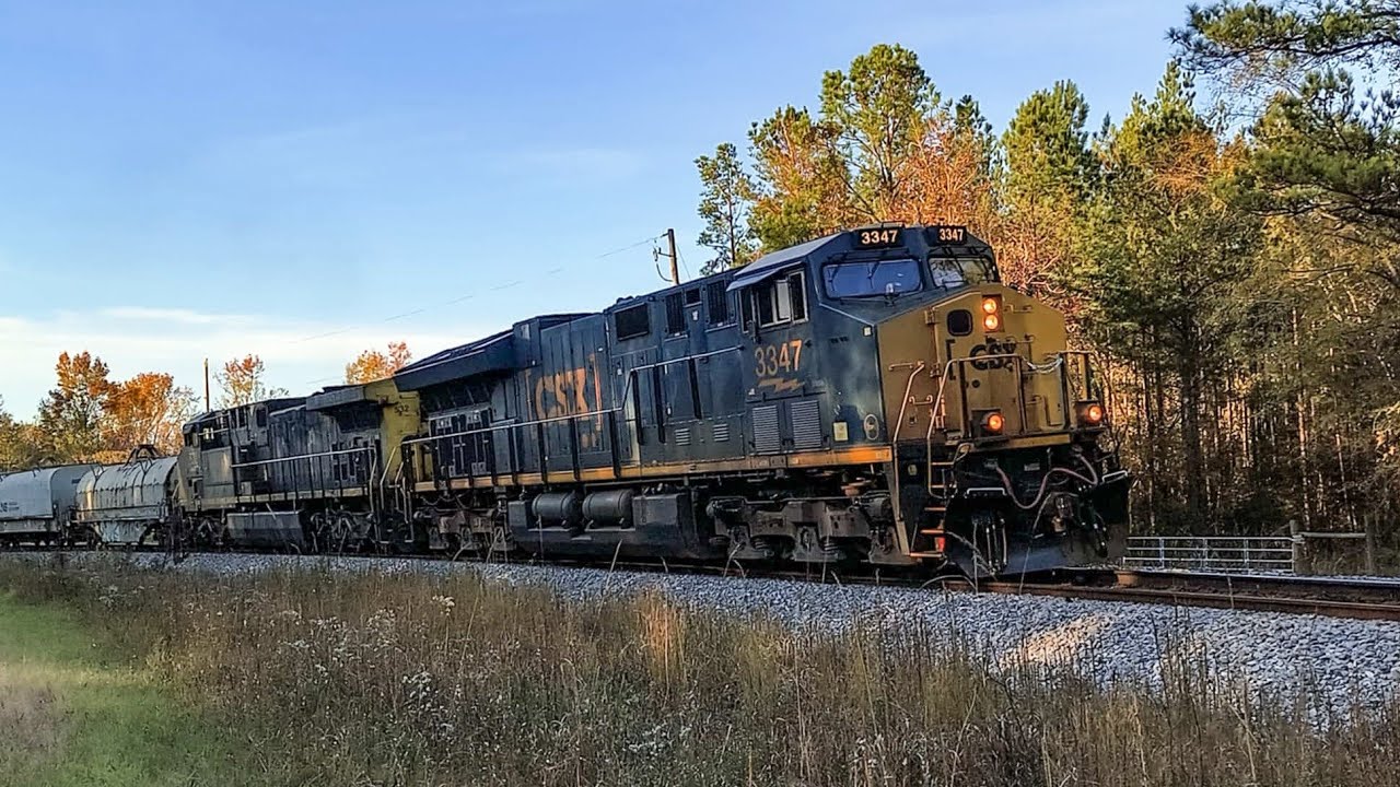 CSX M693 Manifest Trains GA/SC 2 Trains 1 Video - YouTube