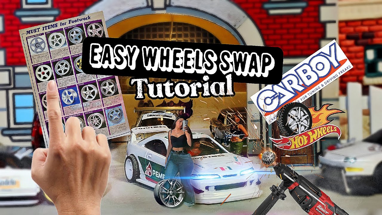 EASY wheel swapping for hot wheels | No screws or Glue. | Tutorial ...