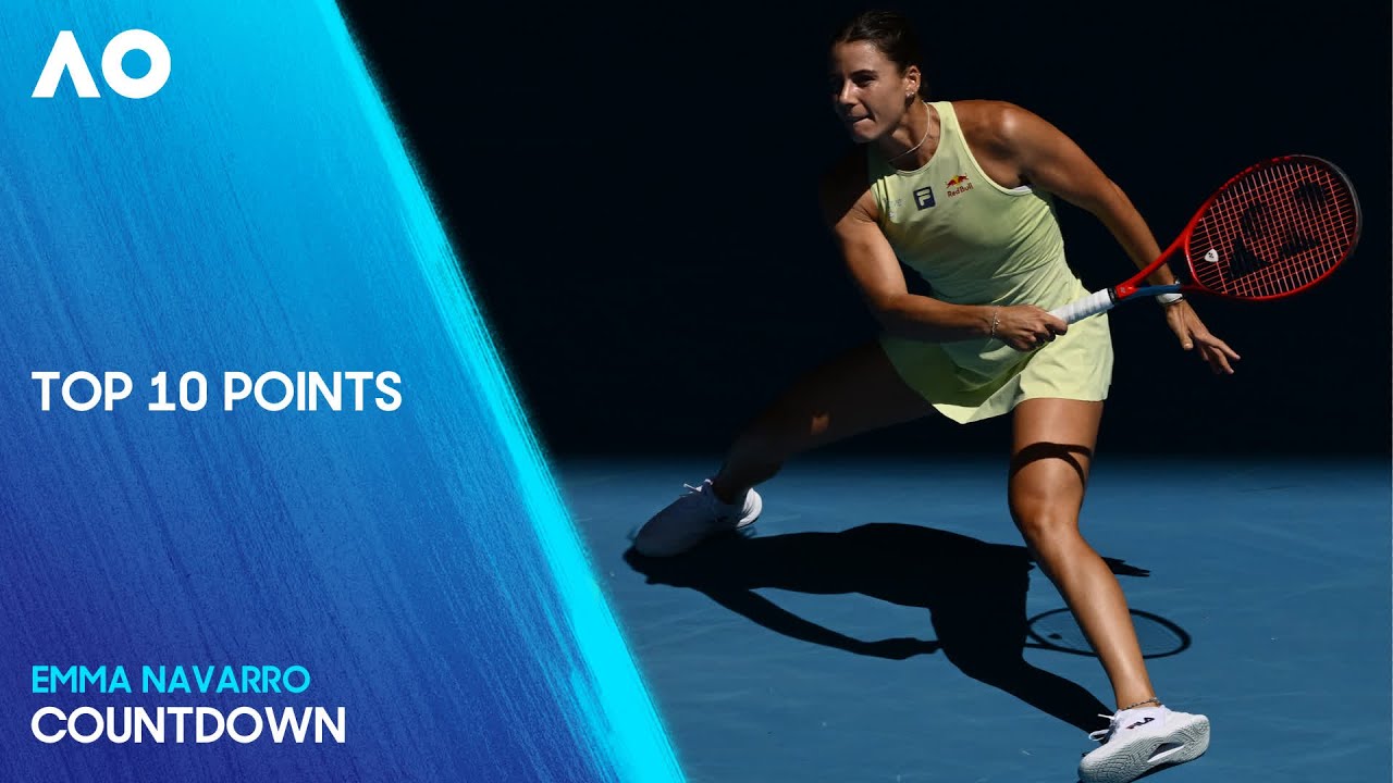 Emma Navarro | Top 10 Points | Australian Open 2025 - YouTube
