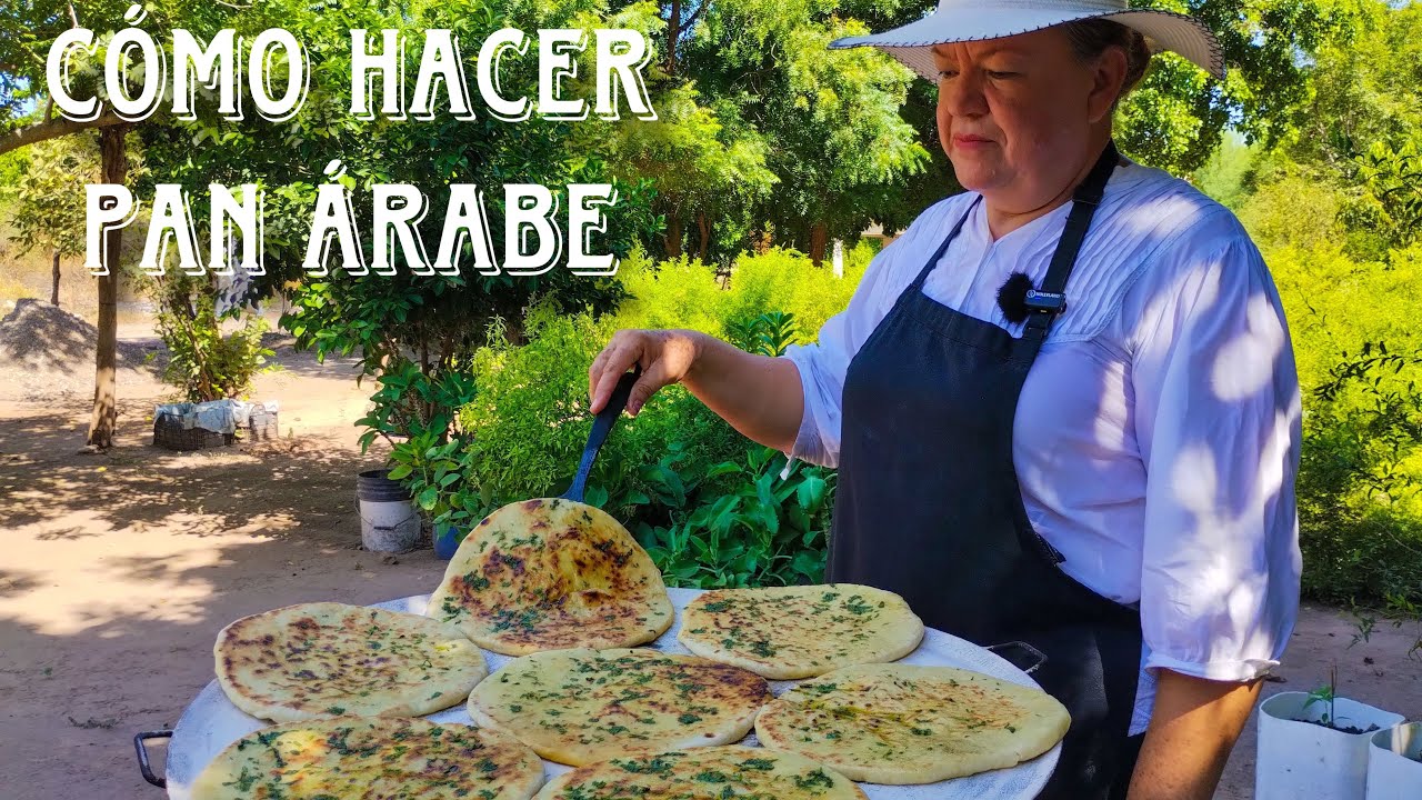 PAN ÁRABE Y COLACHE! Receta fácil y rápida - YouTube