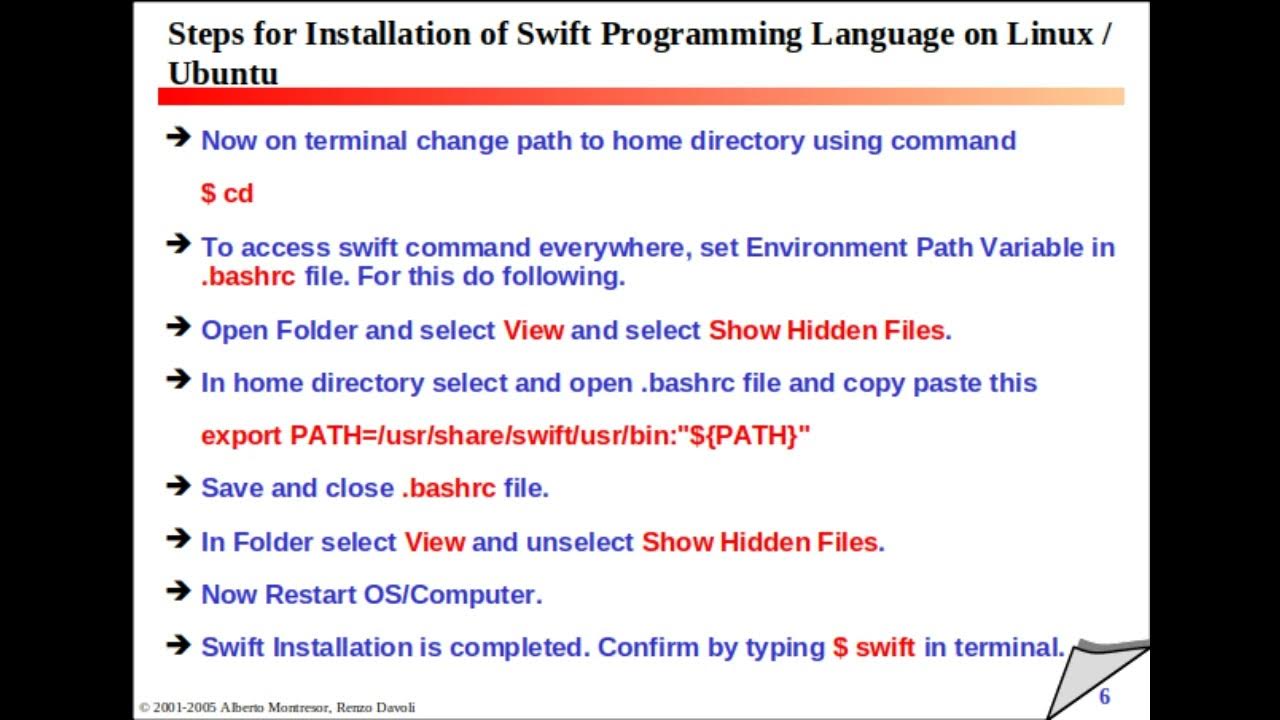 Swift Programming Language on Linux OS with Geany IDE - YouTube