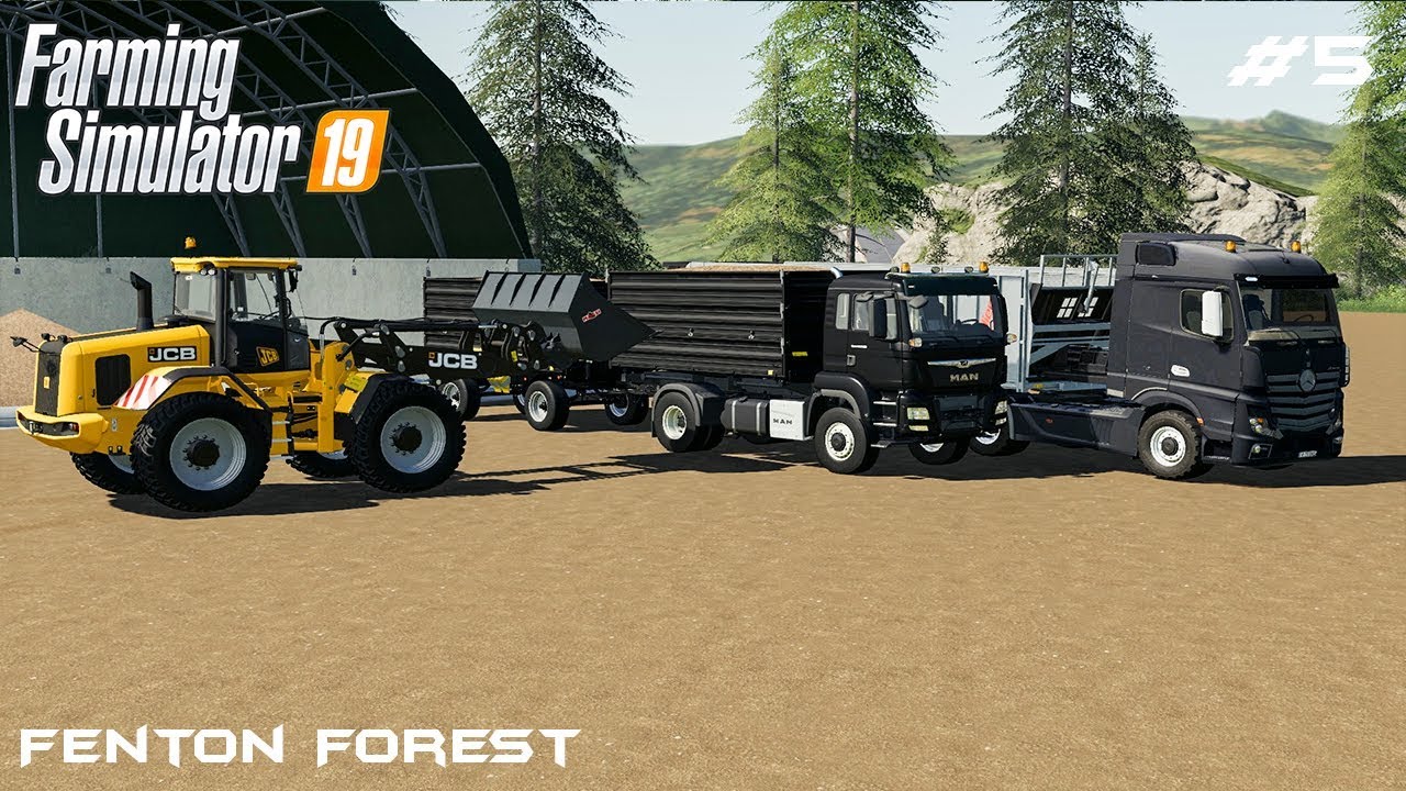 Selling wood chips | Forestry on Fenton Forest | Farming Simulator 19 ...