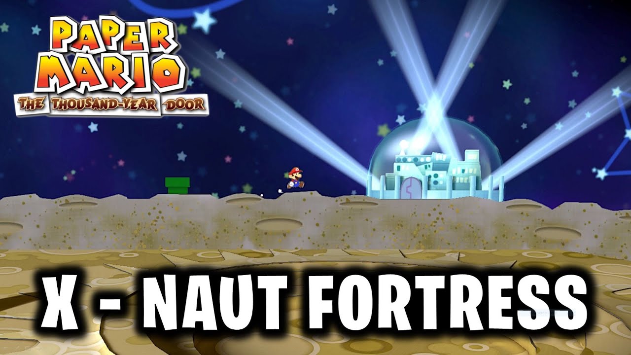X-Naut Fortress Walkthrough | Get the Crystal Star in Moon | Paper ...