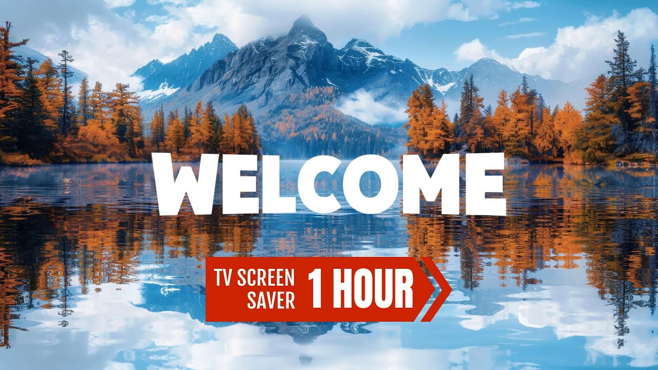 Welcome Banner | TV Background Video | 1 HOUR - YouTube
