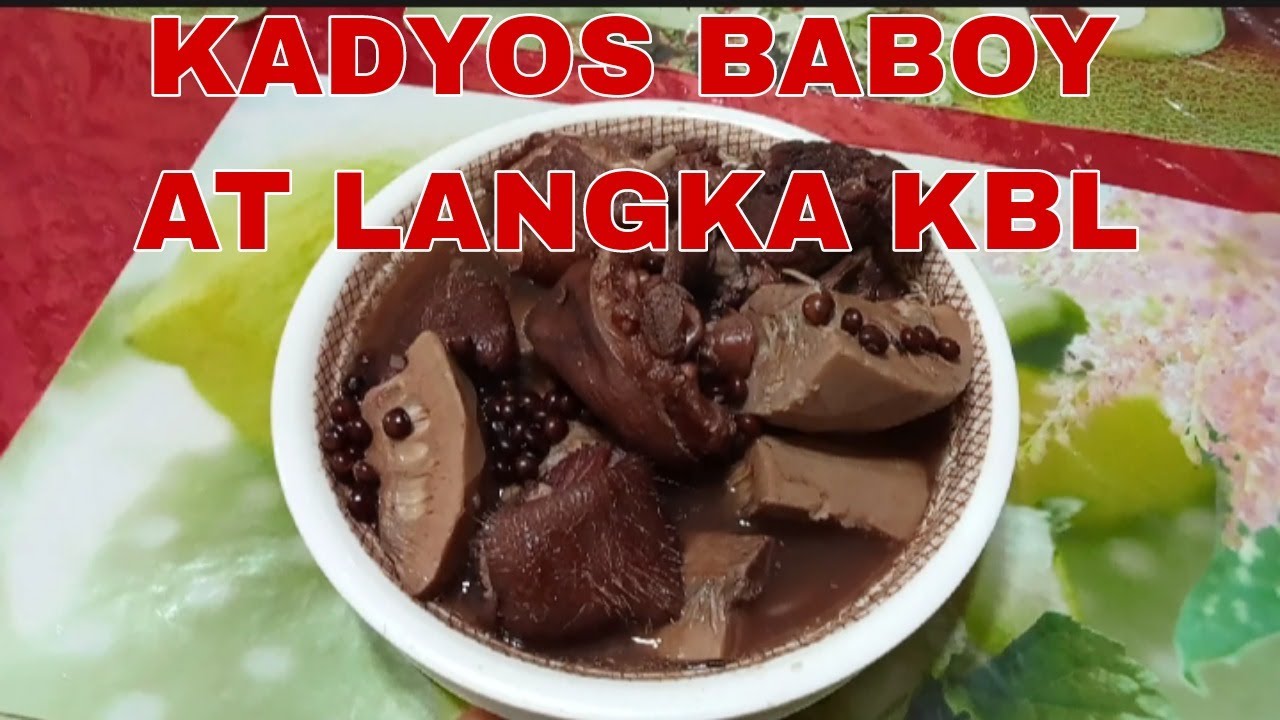 KADYOS, LANGKA AT BABOY | KBL | ILONGGO RECIPE - YouTube