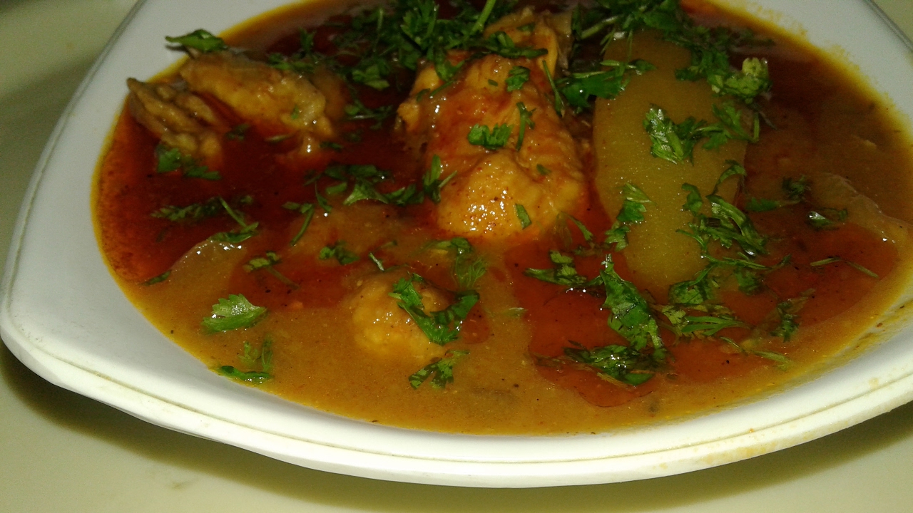 Kaddu Ka Dalcha/Chicken Dalcha/how to make dalcha - YouTube